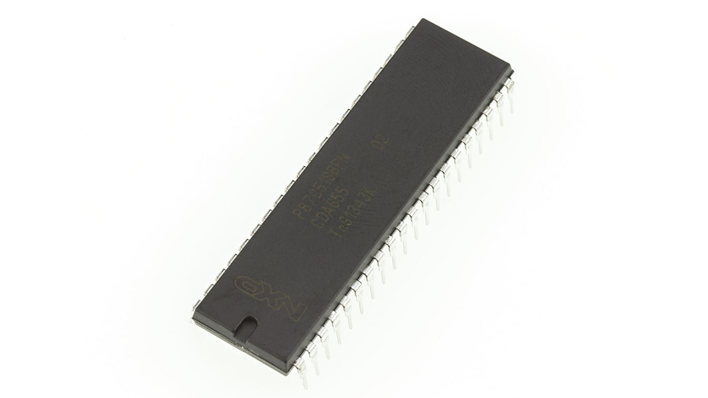 NXP P87C51SBPN,112, 8bit 80C51 Microcontroller, P87C, 16MHz, 4 kB EPROM ...