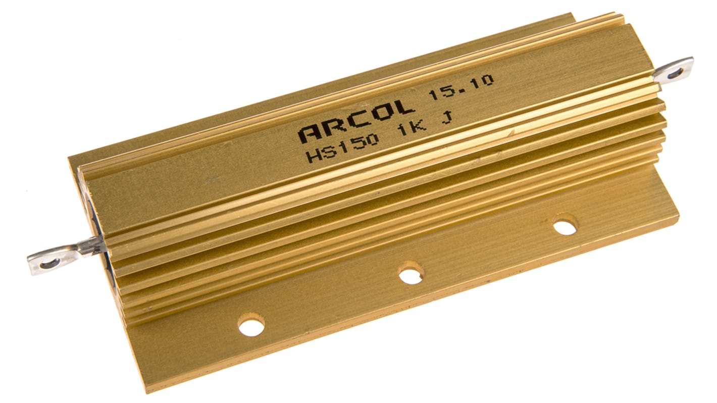 HS150 1K J | Arcol HS150 Series Aluminium Housed Axial Wire Wound Panel ...