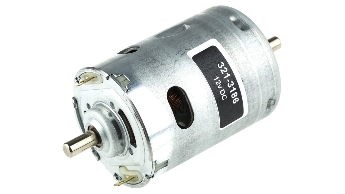 RS PRO, 36.88 W, 12 V, 82.08 gcm, 4289 rpm, 6.35mm Shaft Diameter | RS