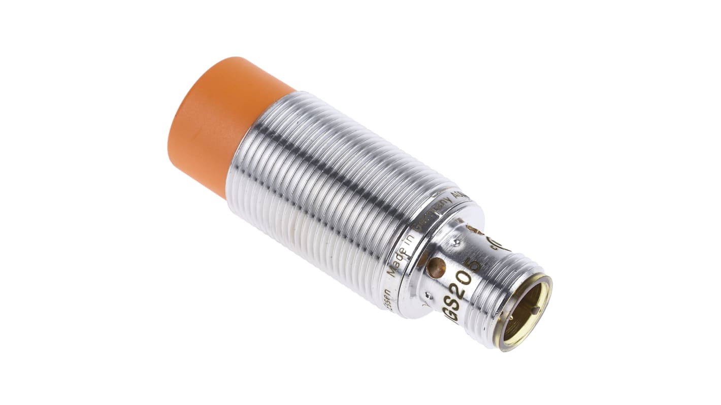 IGS205 | ifm electronic Inductive Barrel-Style Proximity Sensor, M18 x 1, 12 mm Detection, PNP ...