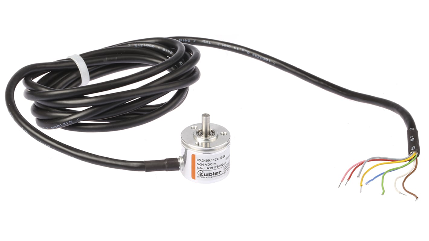 05.2400.1122.1024 | Kubler Incremental Encoder, 1024 ppr, Push Pull ...