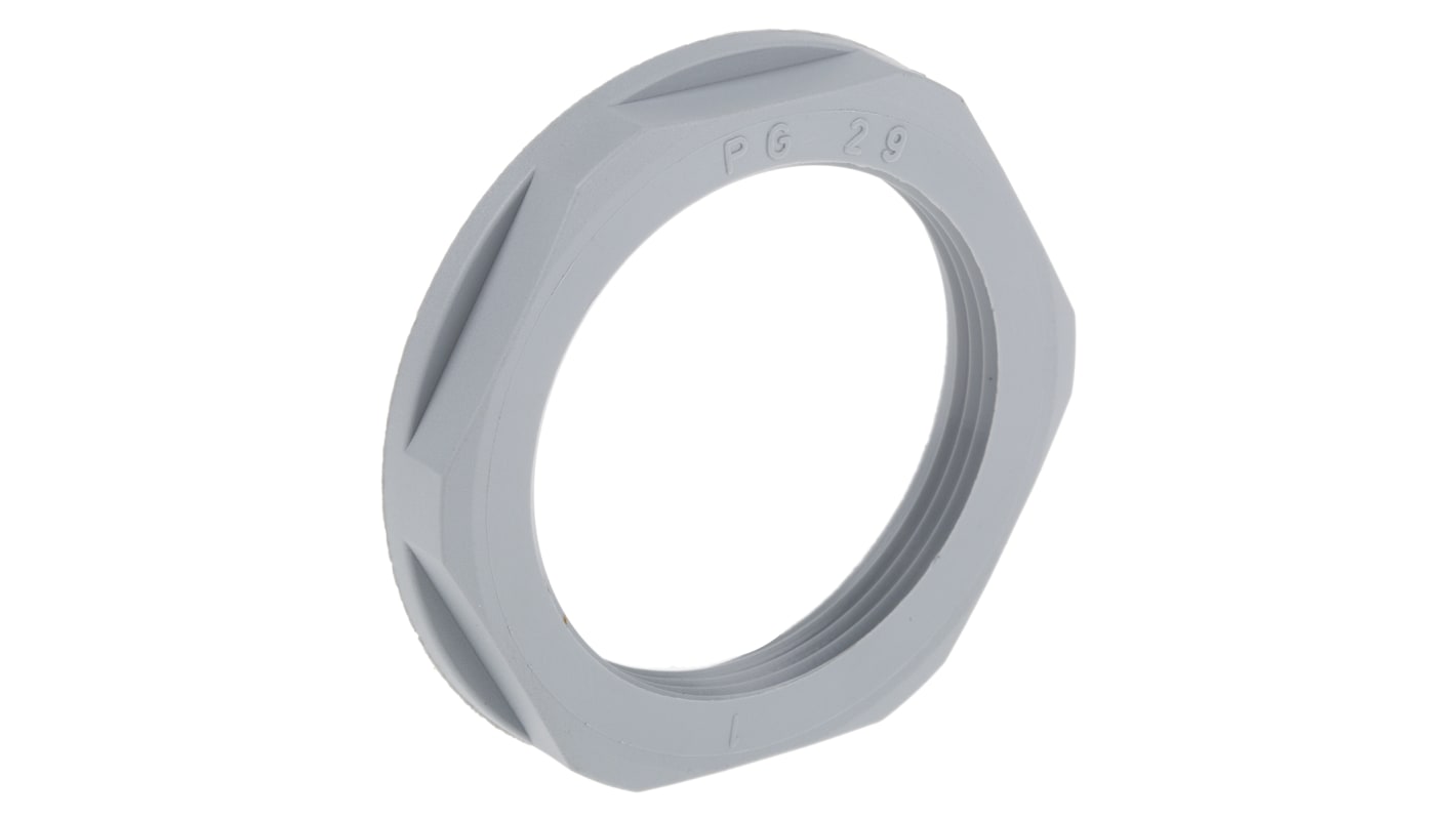 53019060 | Lapp Grey Fibreglass PA Cable Gland Locknut, PG29 Thread ...