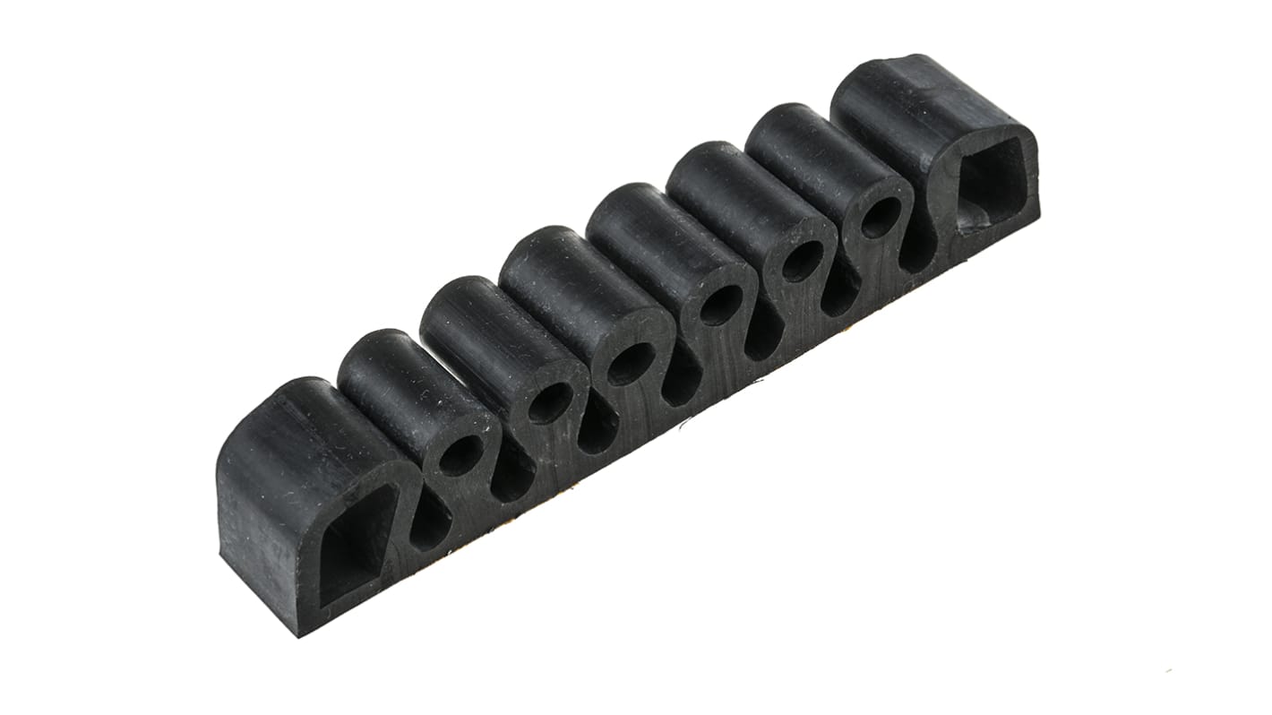 RS PRO Black Rubber Cable Retainer | RS