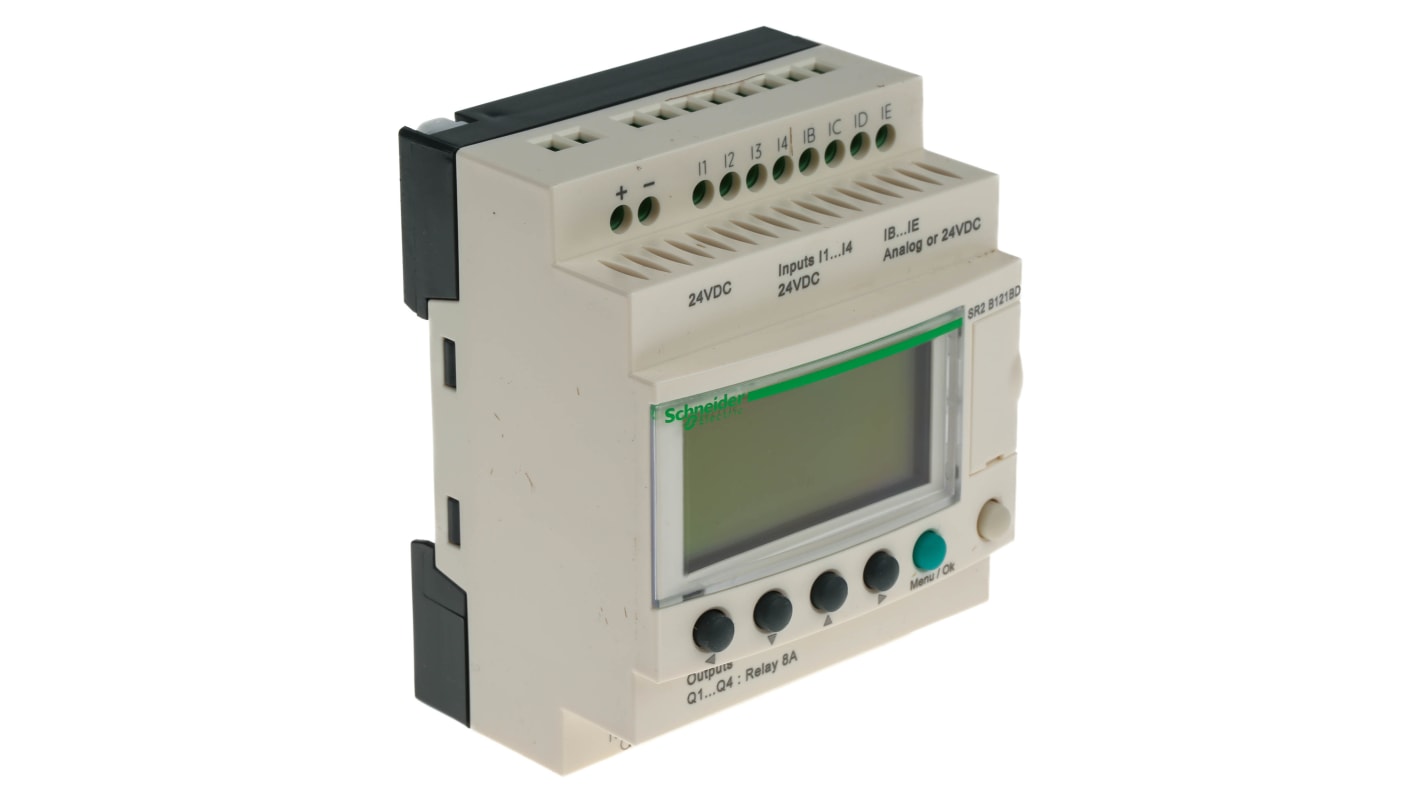 SR2B121BD | Schneider Electric Zelio Logic Logic Module - 8 Inputs, 4 ...