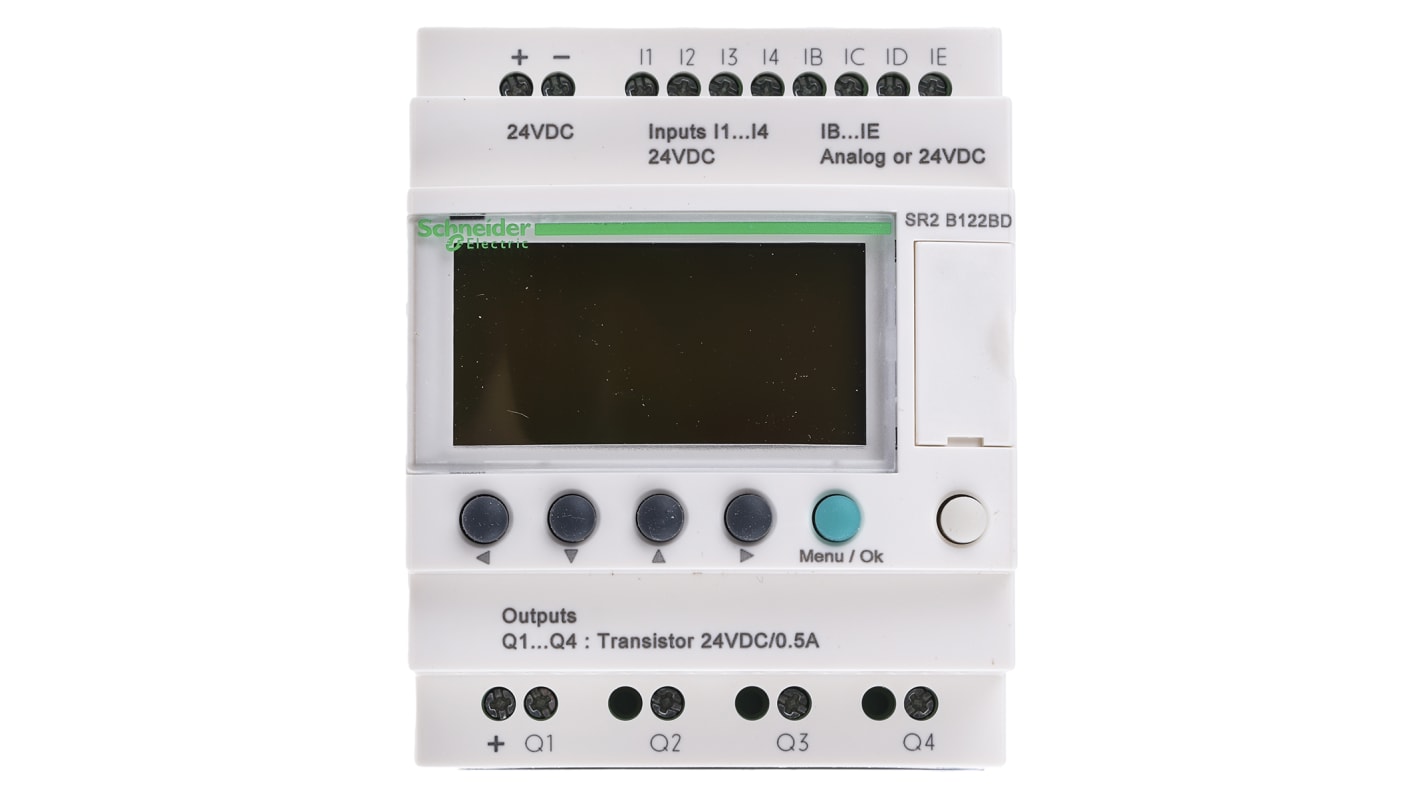 SR2B122BD | Schneider Electric Zelio Logic Logikmodul, 8 Eing ...