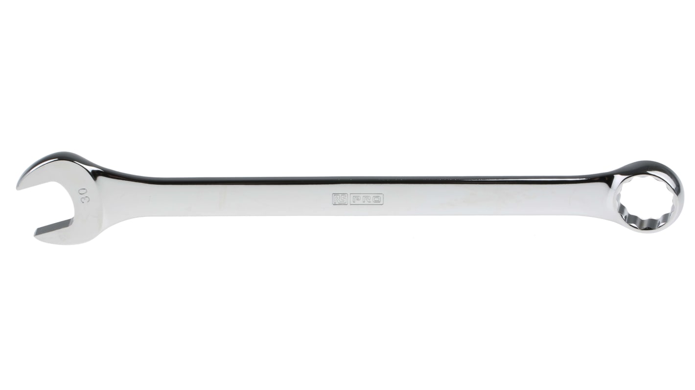 RS PRO Chrome Combination Spanner, 30 mm | RS