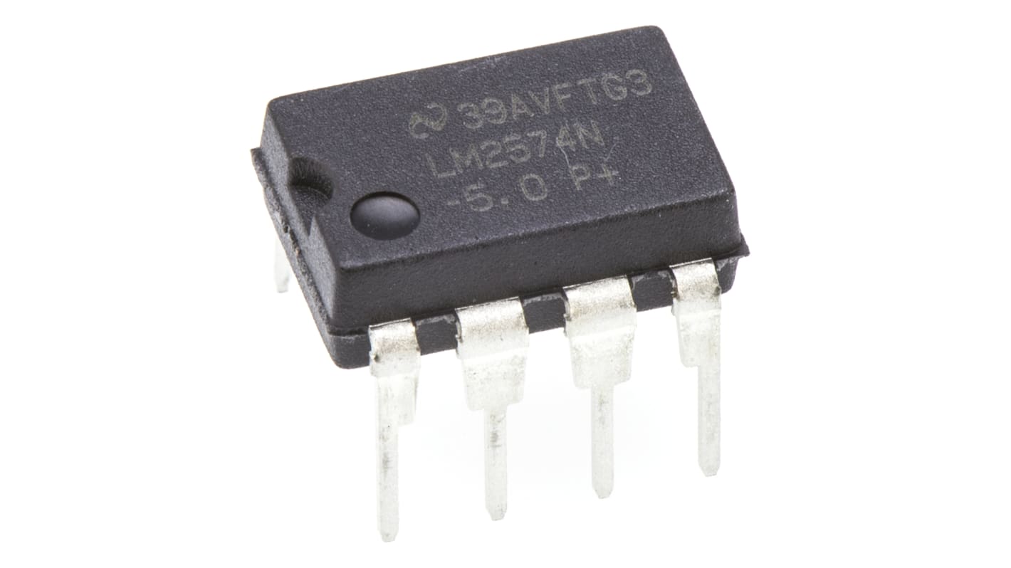 Texas Instruments, LM2574N-5.0/NOPBStep-Down Switching Regulator, 1-Channel 500mA 8-Pin, MDIP | RS