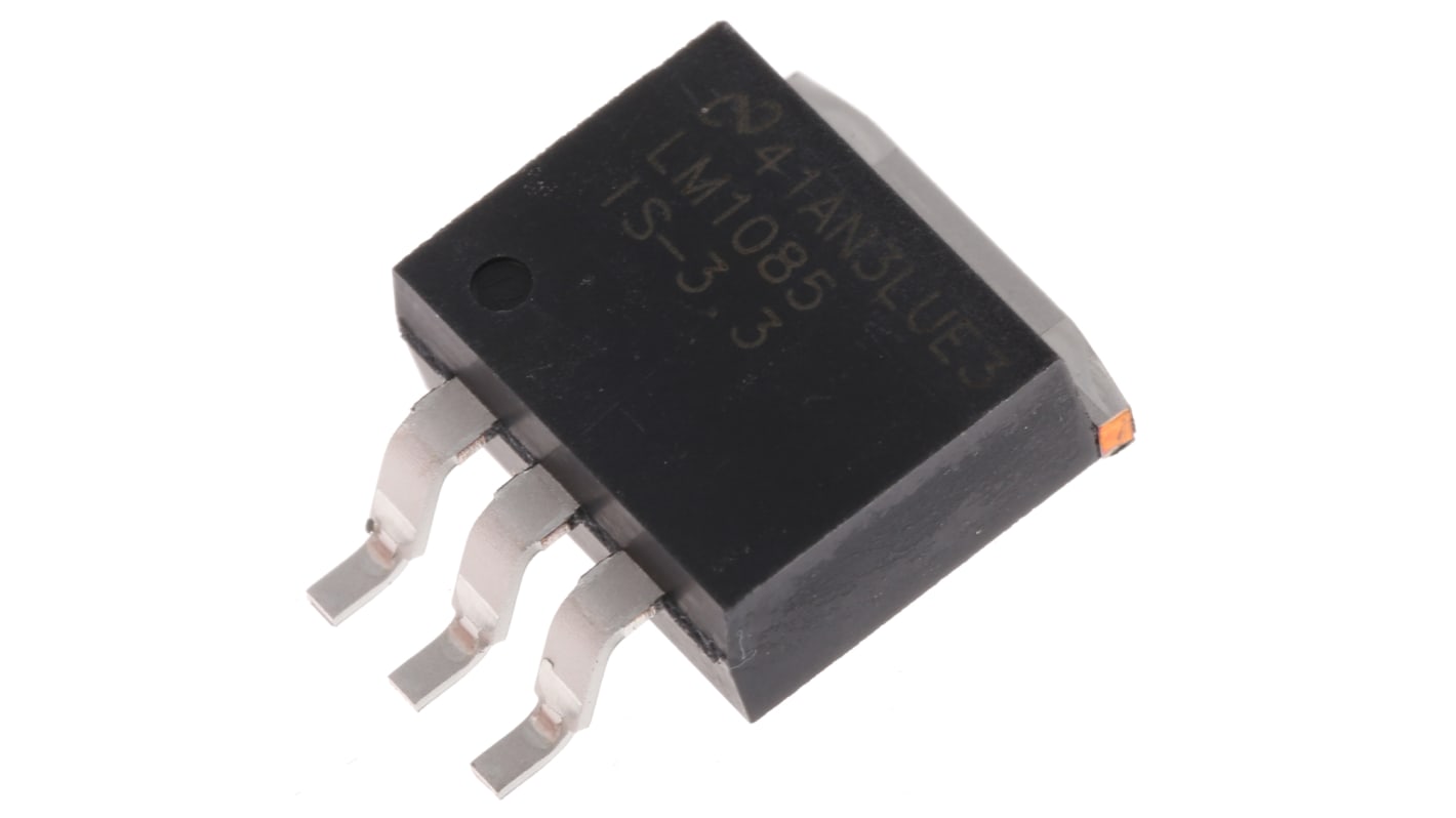Texas Instruments LM1085IS-3.3/NOPB Positiv Low Drop Spannungsregler, SMD, 3,3 V / 3A, D2PAK (TO ...