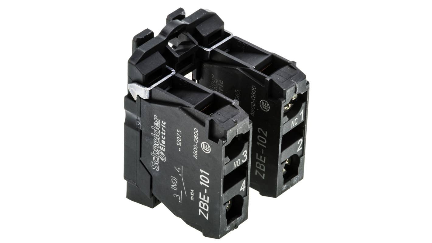 ZB5AZ105 | Schneider Electric Harmony XB5 Series Contact Block, 1NO 1NC ...