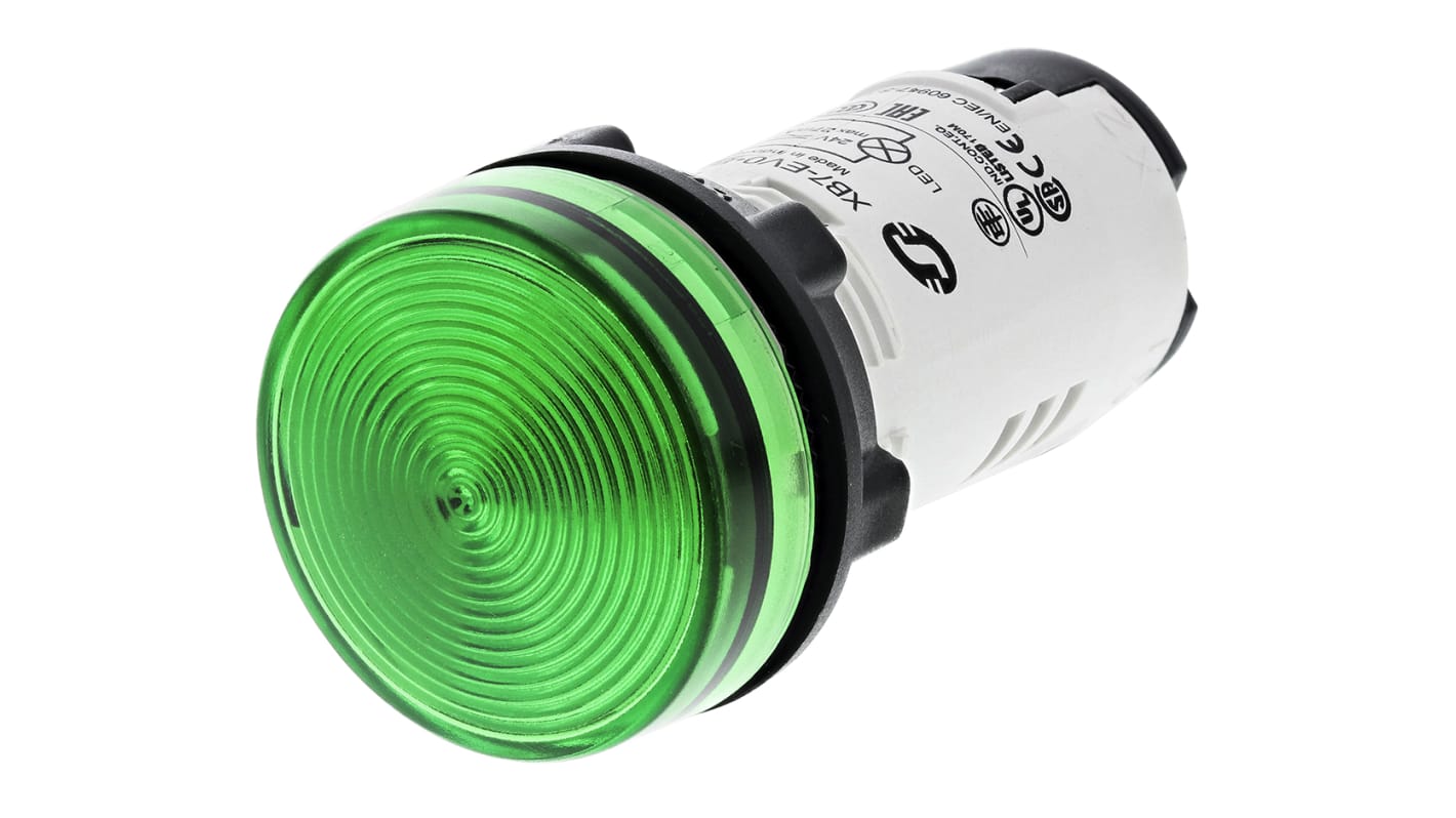 XB7EV03BP | Schneider Electric, Harmony XB7, Panel Mount Green LED ...