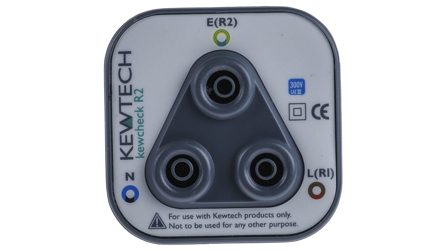 Kewtech Corporation R2CHECK R2 Socket Adapter, For Use With Continuity ...