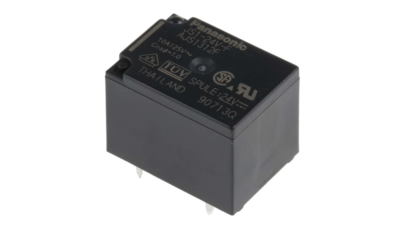 JS1-24V-F | Panasonic Relais sans accrochage 1 RT, bobine 24V c.c ...