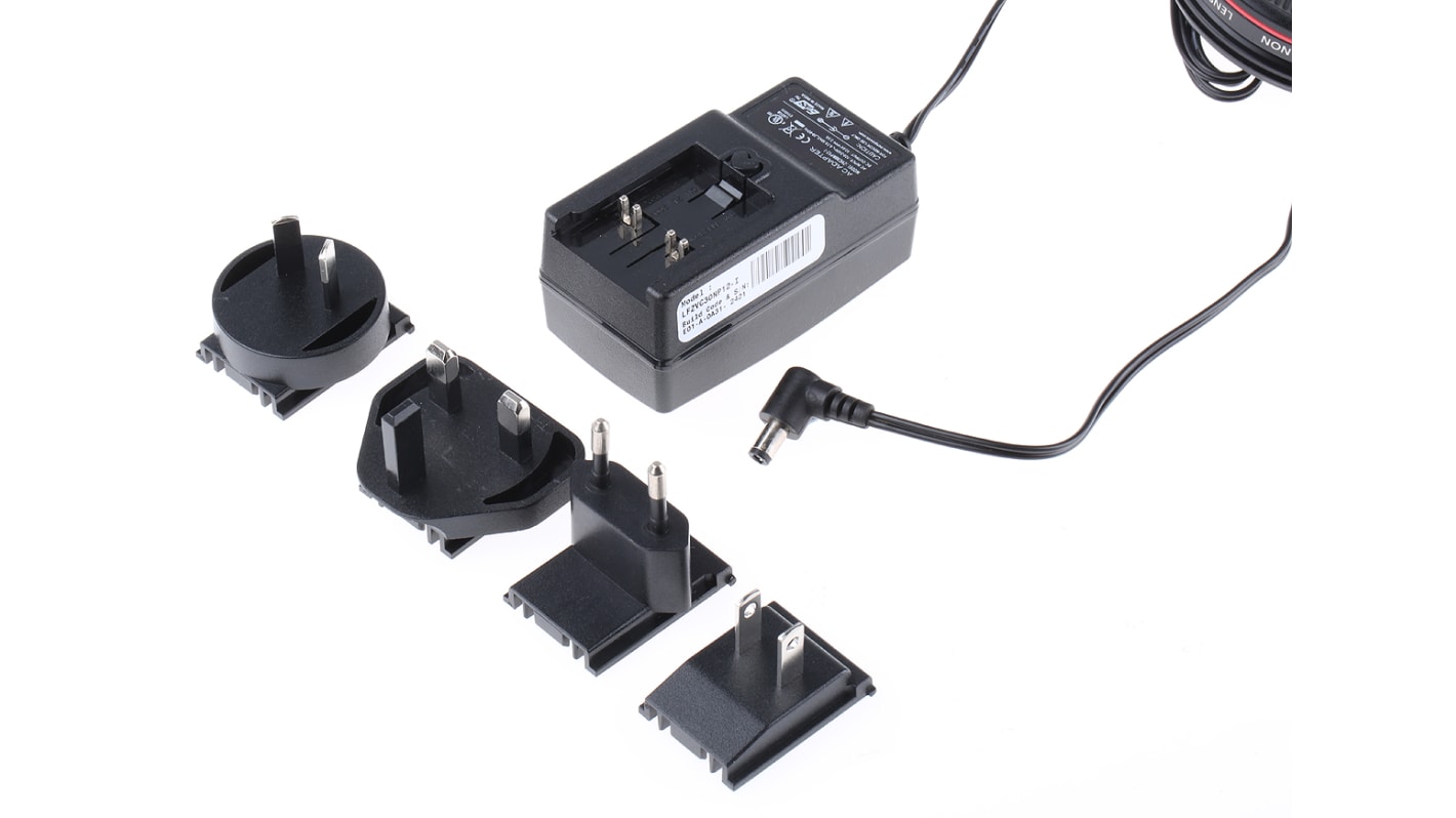 LFZVC30NP12-I | EOS 30W Plug-In AC/DC Adapter 12V dc Output, 2.5A ...