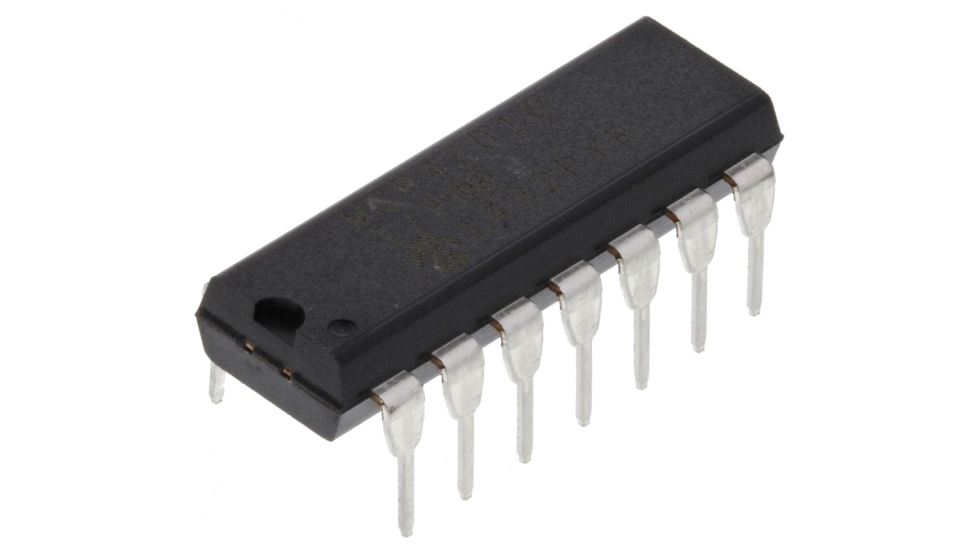 MCP42010-I/P, Digital Potentiometer 10kΩ 256-Position Linear 2-Channel Serial-SPI 14 Pin, PDIP | RS