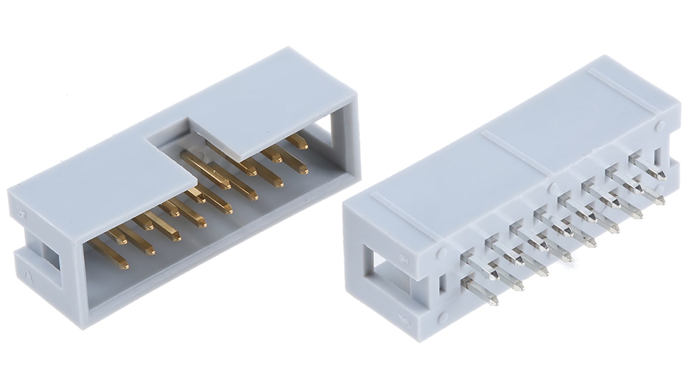 AWHW 16G-0202-T | ASSMANN WSW, AWHW, 16 Way, 2 Row, Straight PCB Header ...
