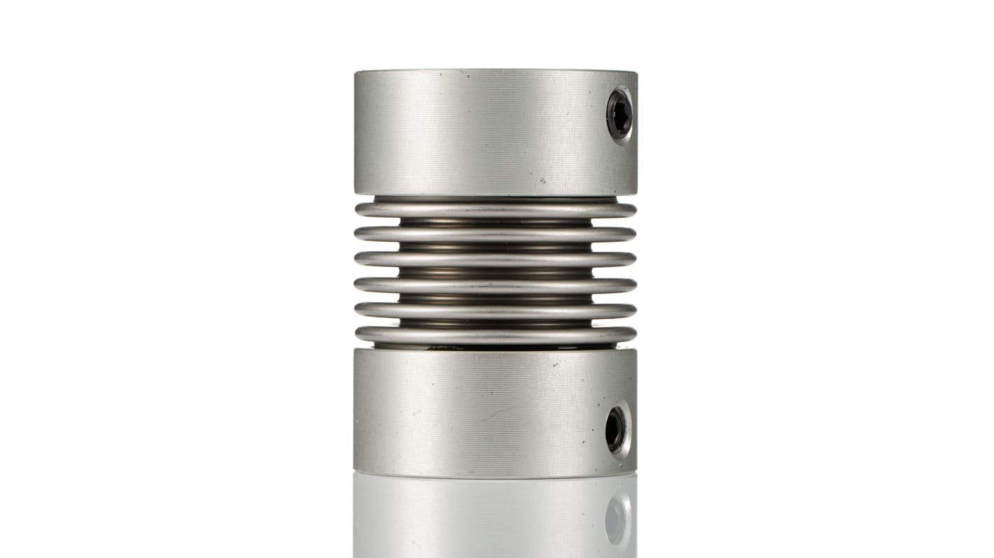 550.45.4242 | Huco Bellows Coupling, 45mm Outside Diameter, 16mm Bore ...