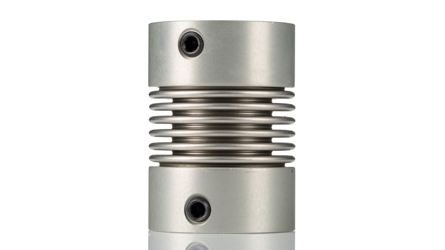 550.45.5252 | Huco Bellows Coupling, 45mm Outside Diameter, 25mm Bore ...