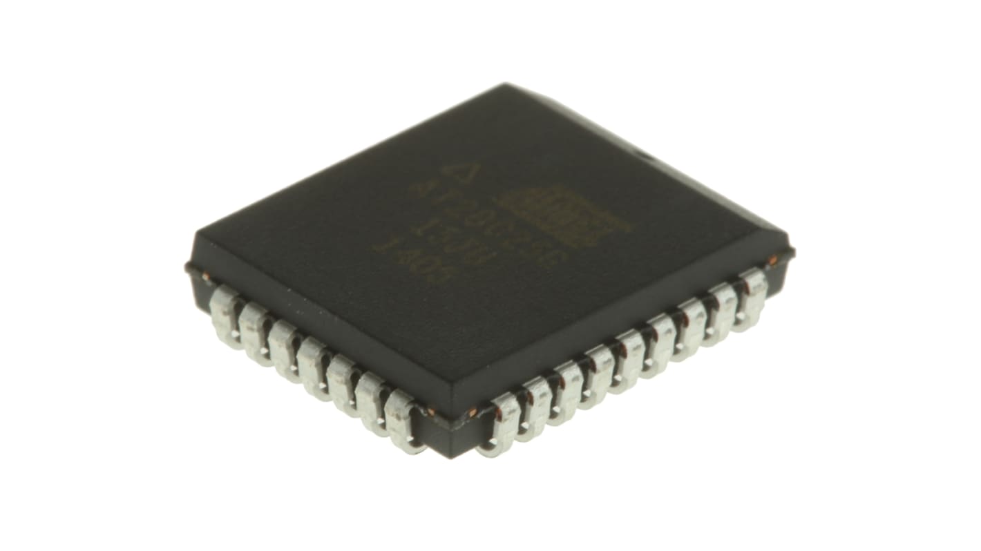 Atmel AT28C256-15JU, 256kbit Parallel EEPROM Memory, 150ns 32-Pin PLCC ...