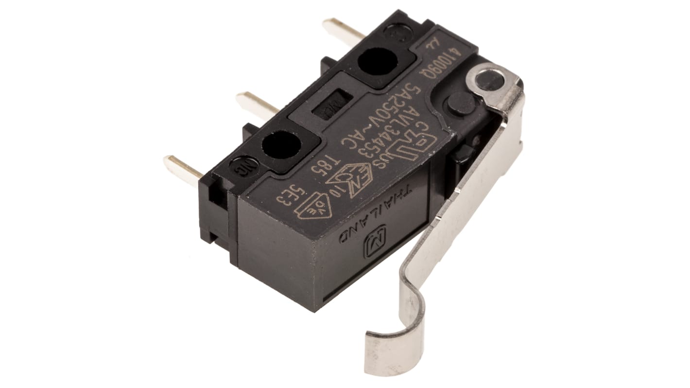 AVL34453 | Panasonic Simulated Roller Lever Microswitch, PCB Terminal ...