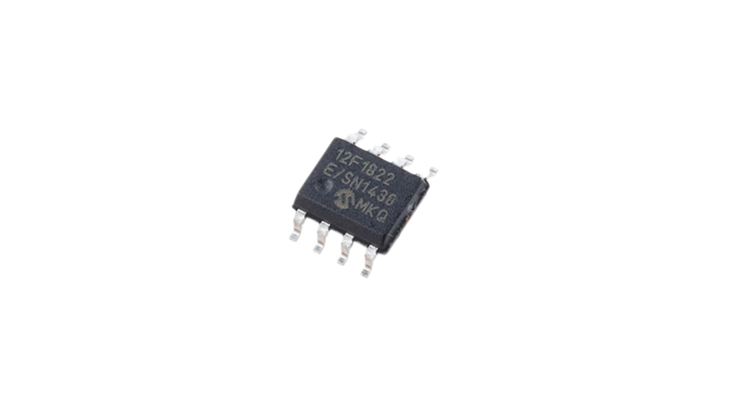 Microchip PIC12F1822-E/SN, 8bit PIC Microcontroller, PIC12F, 32MHz, 256 ...