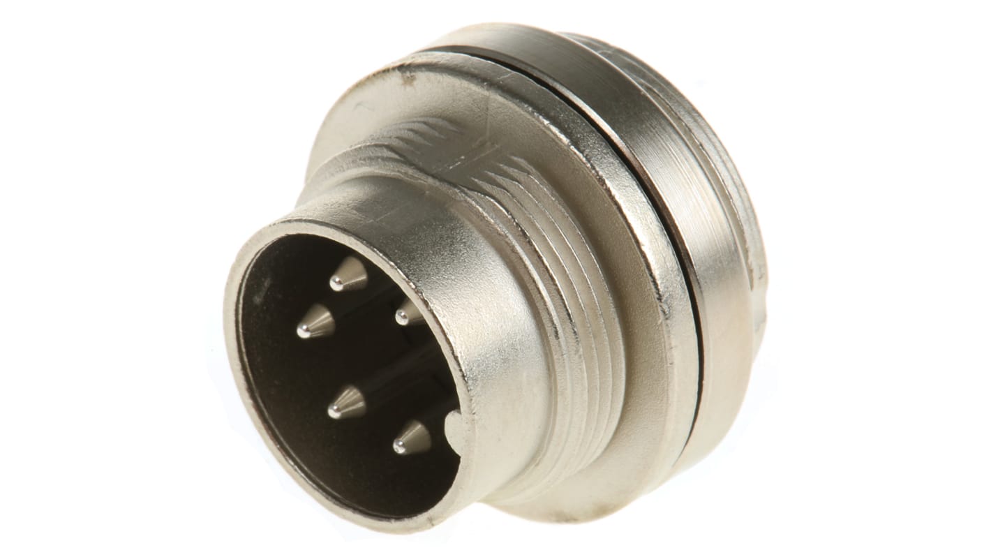 09-0115-00-05 | Binder 723 Panel Mount Connector, 5 Contacts, Miniature ...