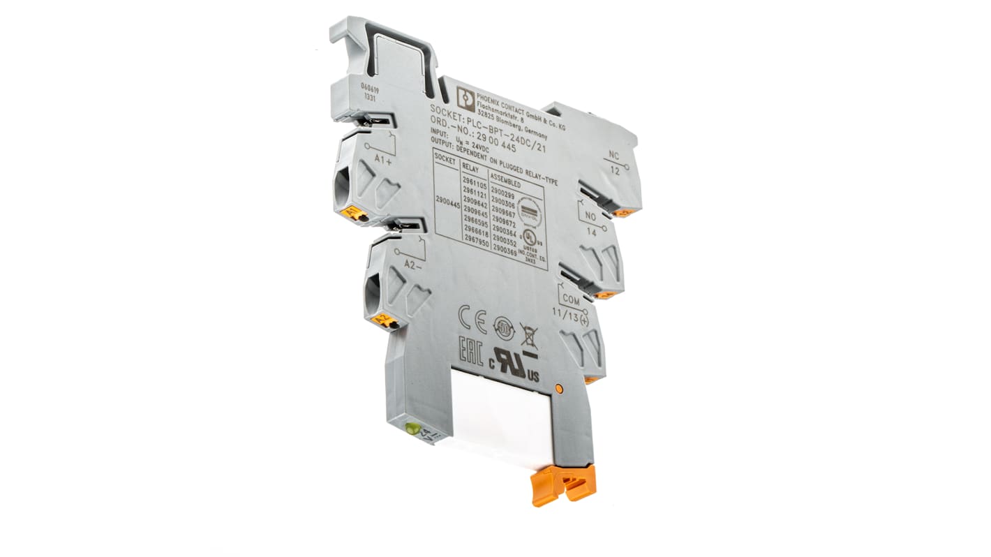 2900299 | Relé modular Phoenix Contact PLC-RPT-24DC/21, SPDT, 24V dc ...
