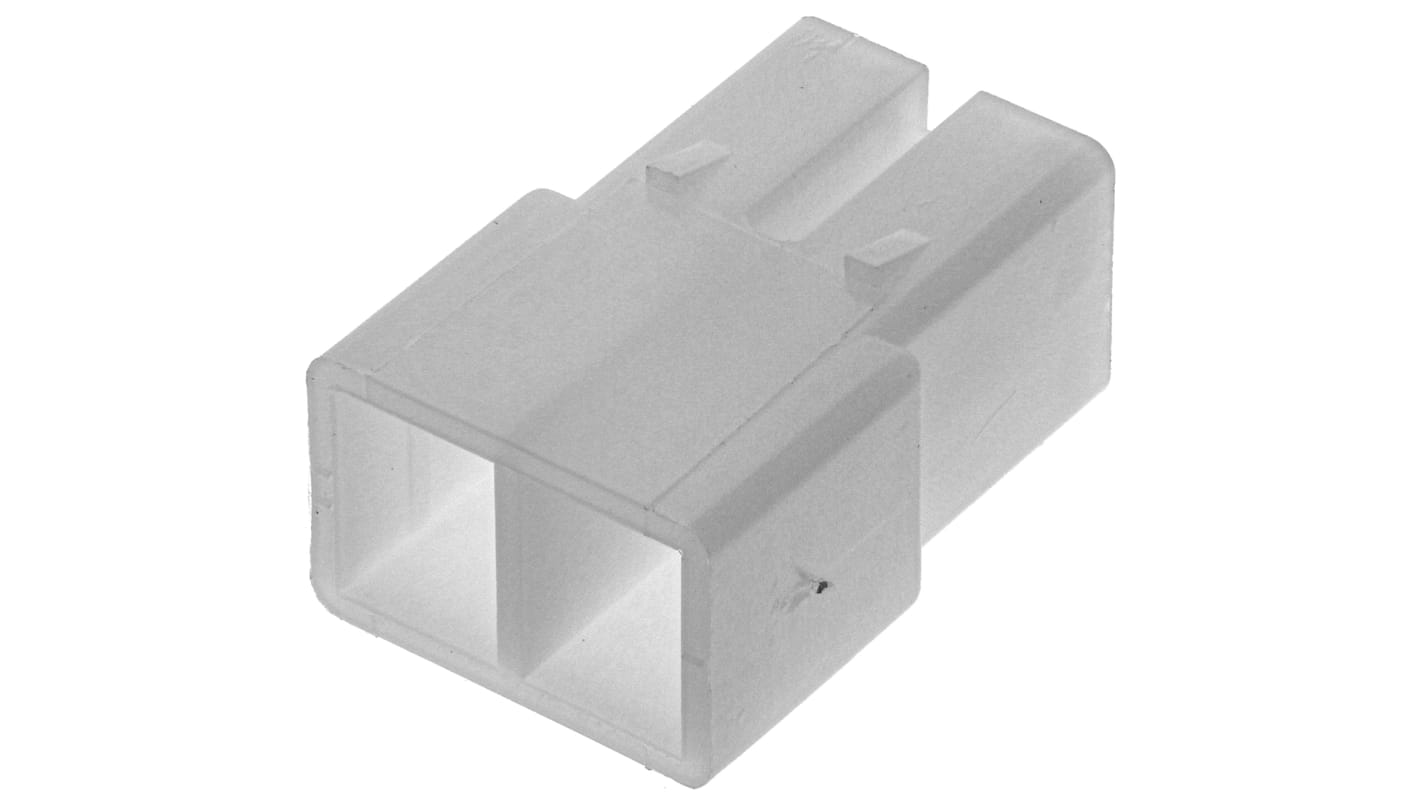 180923 | TE Connectivity, FASTIN-FASTON .250 2 Way Nylon Crimp Terminal Housing, 0.25in Tab Size ...
