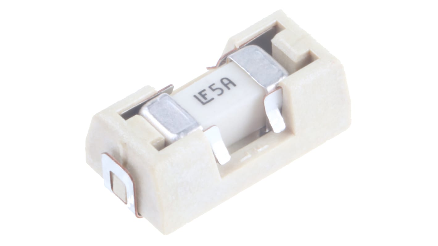0154005.DR | Littelfuse 5A Surface Mount SMD Fuse Block, 125V ac/dc | RS