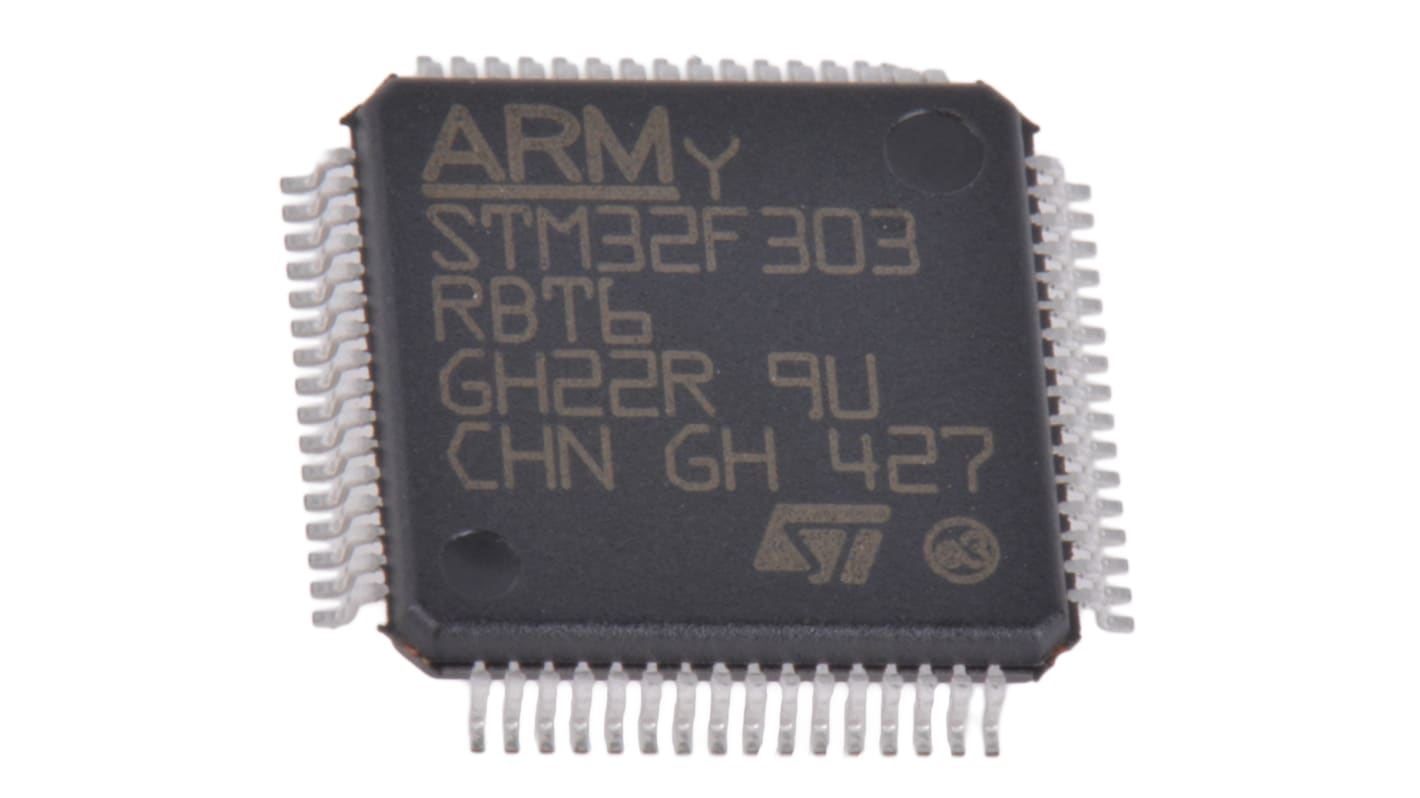 STMicroelectronics マイコン STM32F3, 64-Pin LQFP STM32F303RBT6 | RS