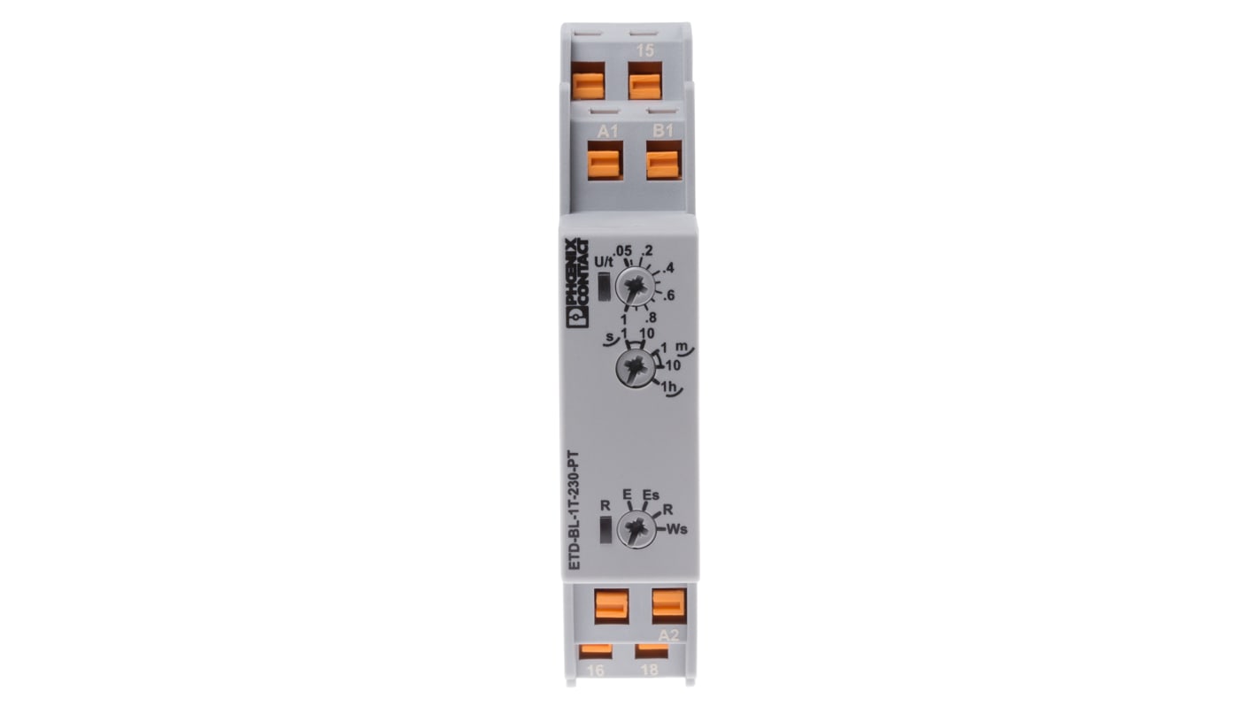 2905814 | Phoenix Contact DIN Rail Multi Function Timer Relay, 24V ...