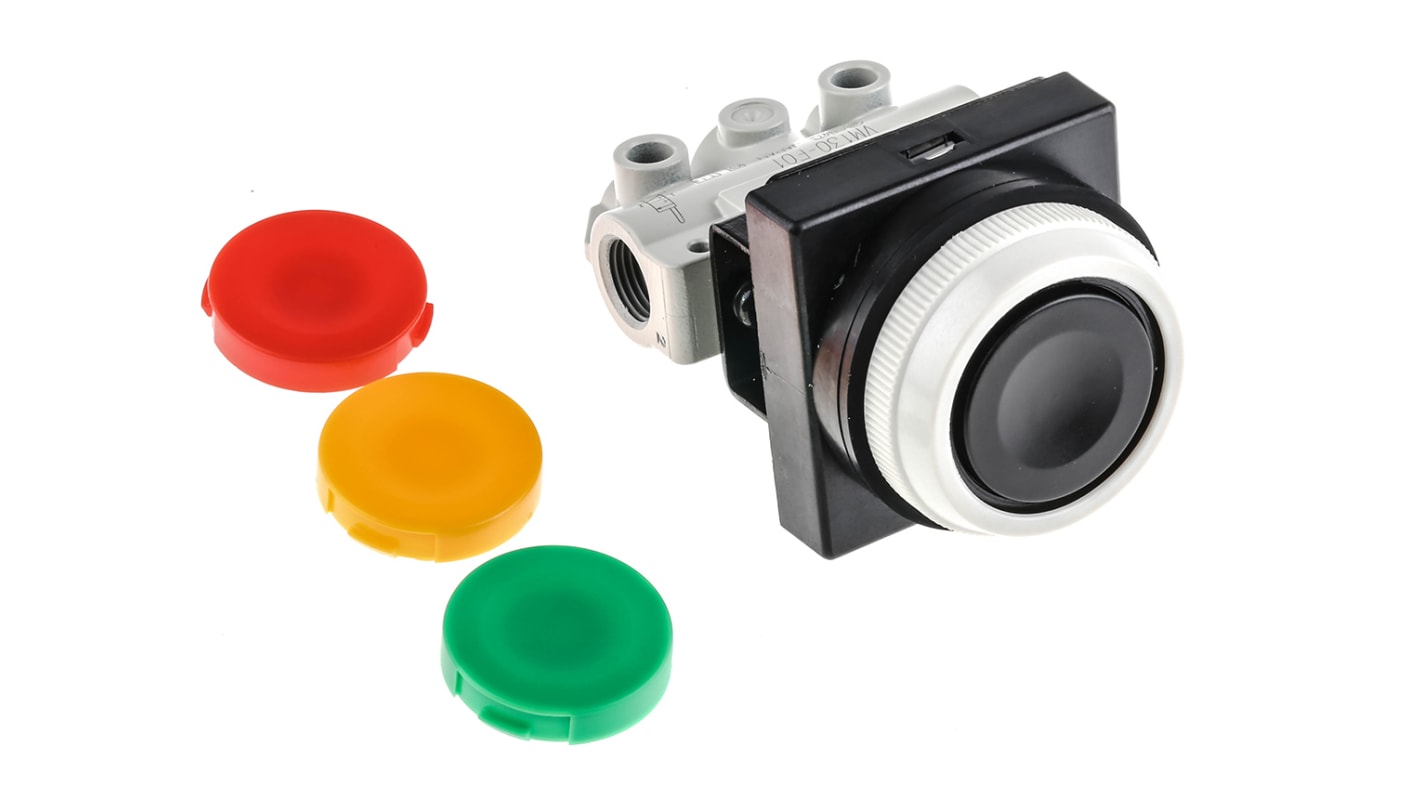 VM130-F01-33A | SMC Push Button (Flush) Pneumatic Manual Control Valve ...
