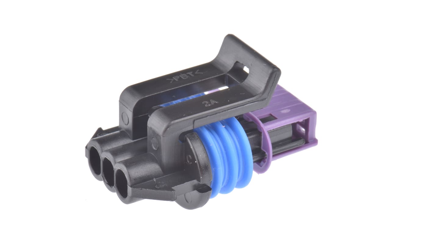 15491547 | Delphi, GT 150 Automotive Connector Socket 3 Way, Crimp ...