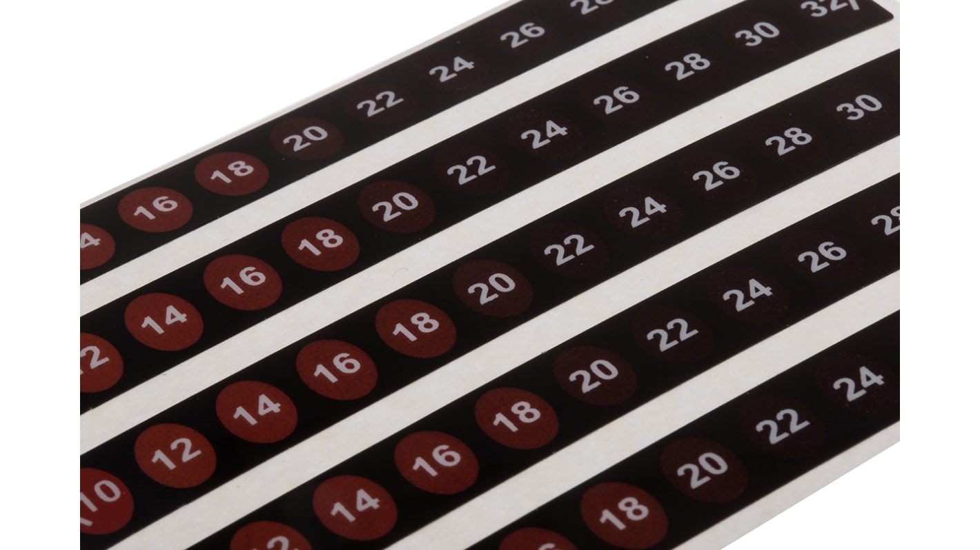 RS PRO Temperature Label Indicator, 10°C to 32°C, 12 Levels | RS