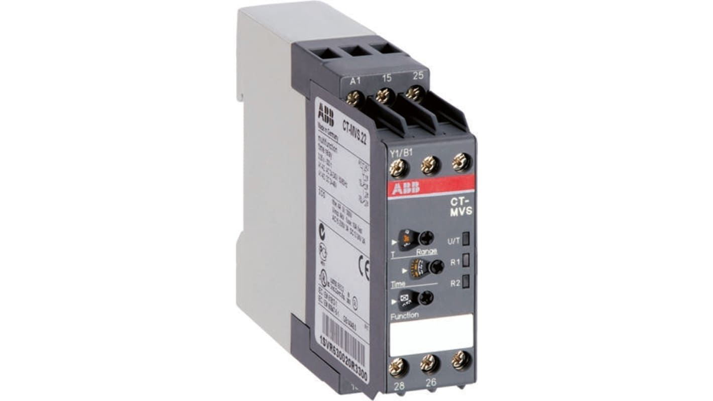 1SVR630020R3300 - CT-MVS.22S | ABB Multi Function Time Delay Relay, 24 ...