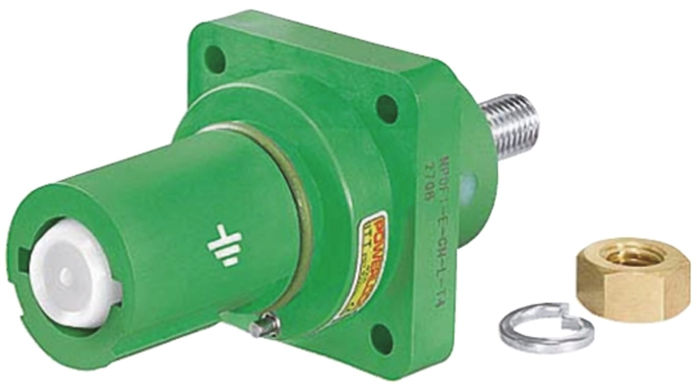 NPDFT-E-GN-L-T4 | ITT Cannon, Veam Powerlock Panel Mount Industrial ...