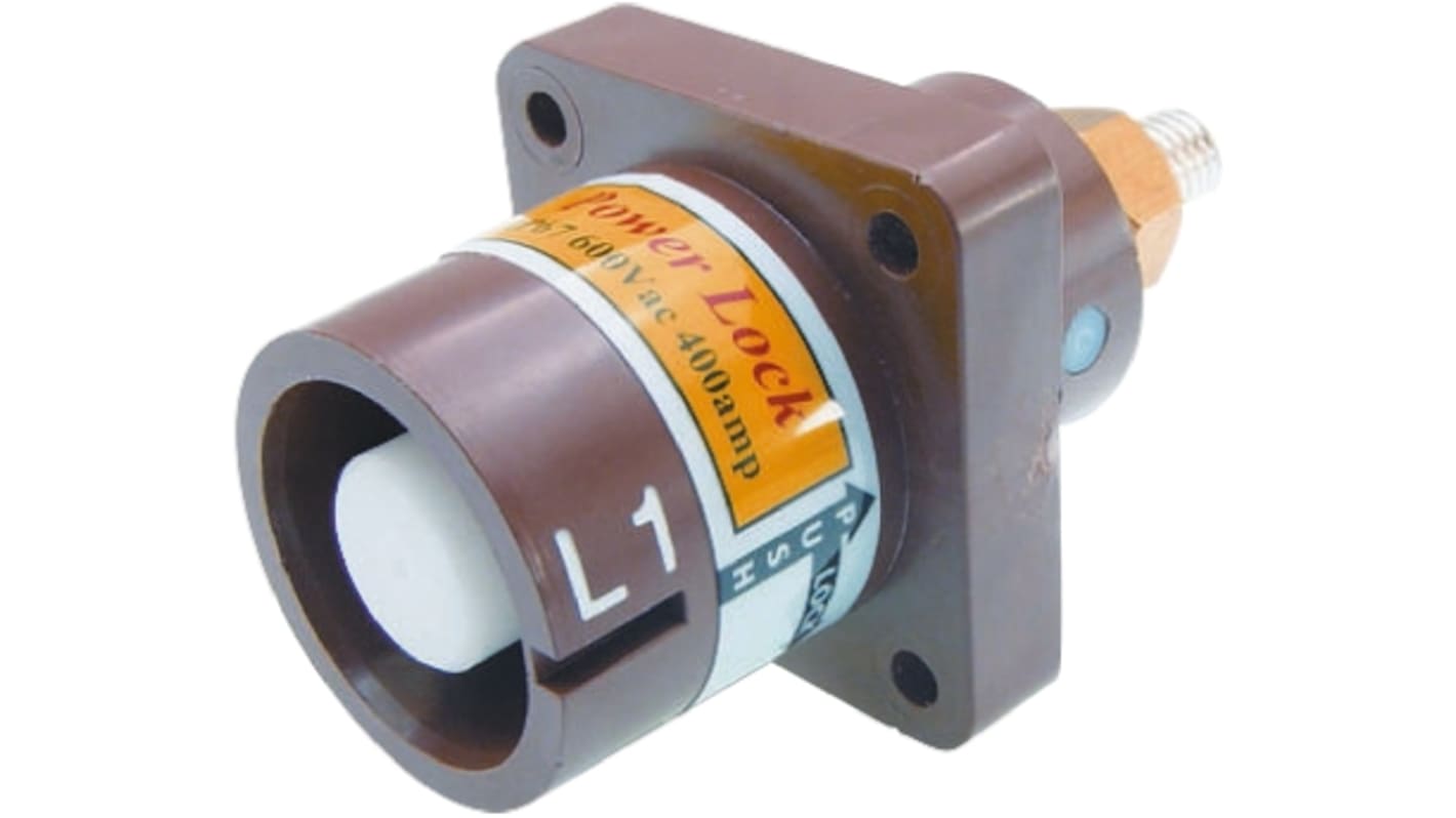 NPS-1-BN-T4 | ITT Cannon, Veam Powerlock Panel Mount Industrial Power ...