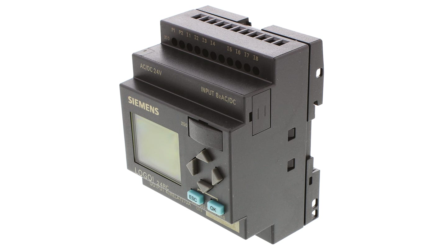 6ED10521CC000BA6 | Siemens Logic Module, 24 V dc Digital, 8 x Input, 4 ...