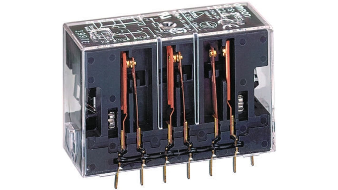 G7S-3A3B 24DC | Omron PCB Mount Non-Latching Relay, 24V dc Coil, 6A Switching Current | RS
