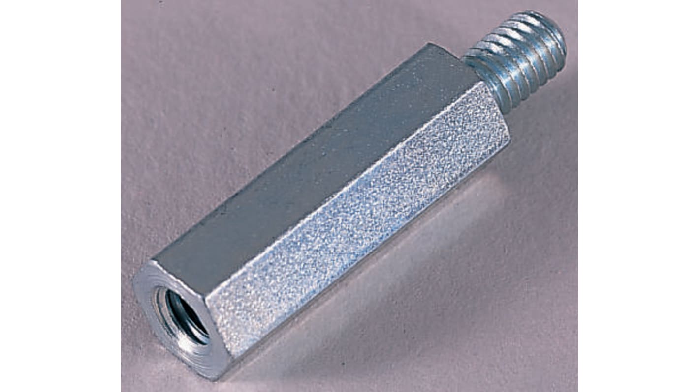 Entretoise filetée hexagonale Richco, Acier, Hauteur de 50mm, M6 | RS