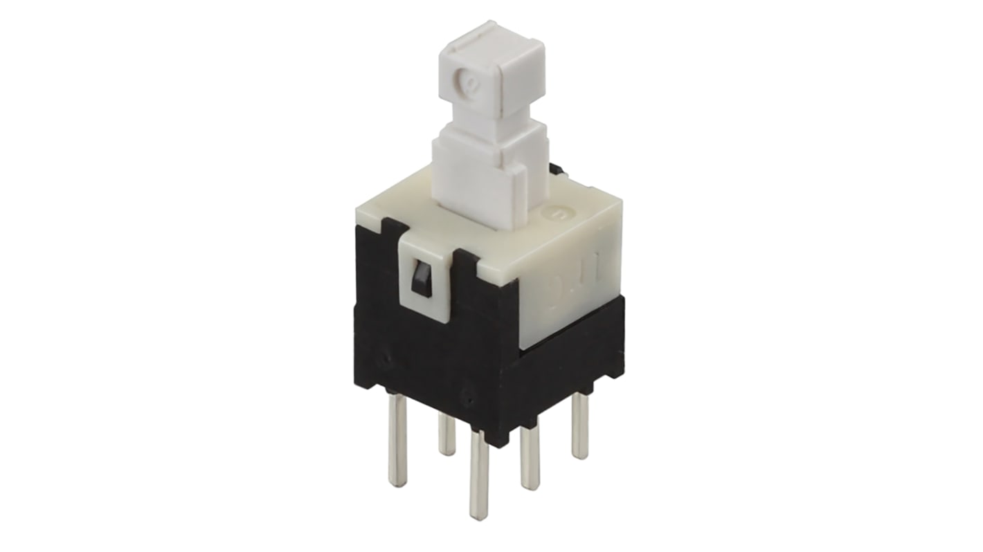 SPPH210500 | Alps Electric Momentary Push Button Switch, PCB, DPDT, 12V ...