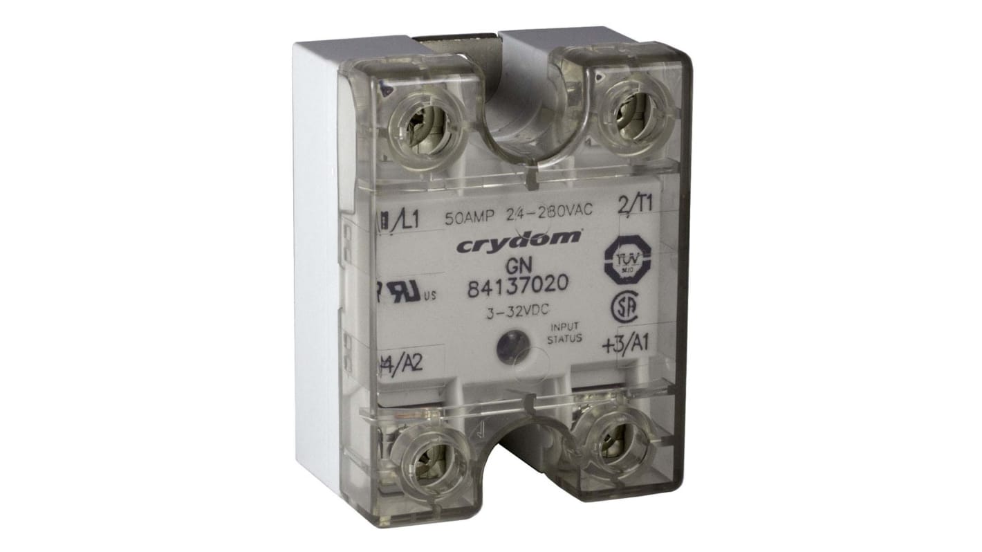 84137140 | Sensata / Crydom Panel Mount Solid State Relay, 100 A rms ...