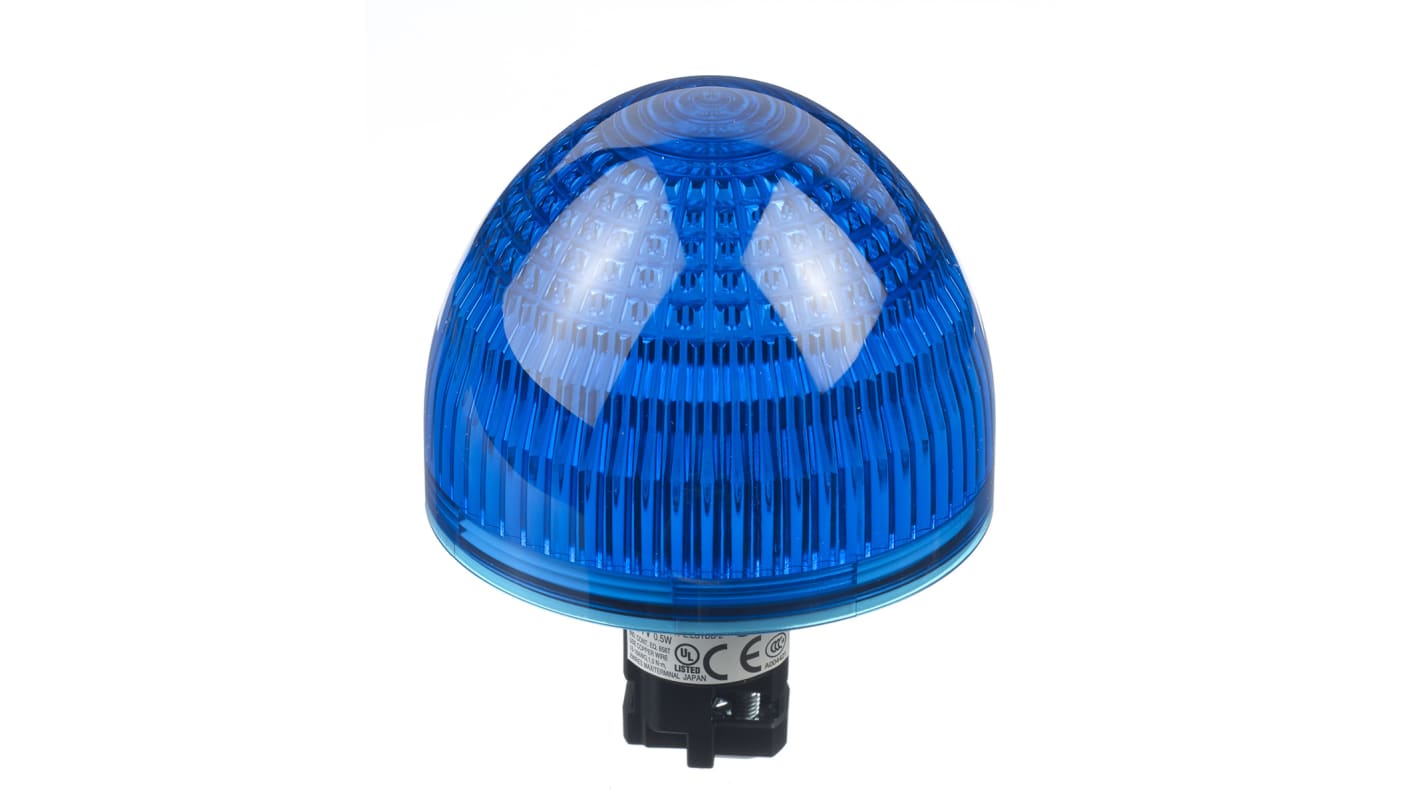 HW1P-5Q4S | Idec, HW, Flush Mount Blue LED Pilot Light Complete, 22mm ...