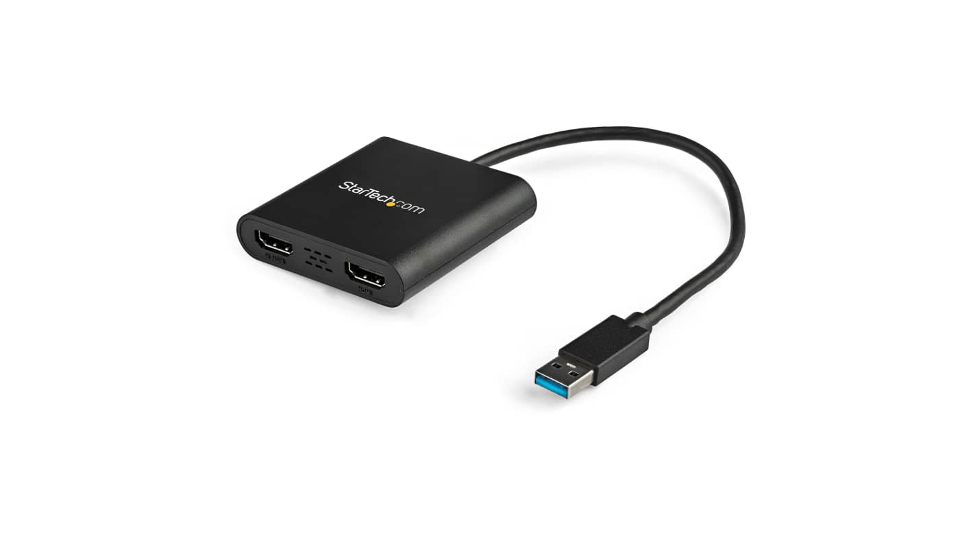 USB32HD2 | StarTech.com USB A to HDMI Adapter, USB 3.0, 2 Supported ...