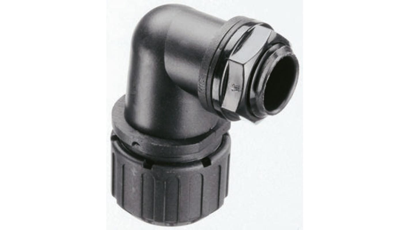PF28/M25/90/BL | Adaptaflex 90° Elbow, Conduit Fitting, 25mm Nominal ...