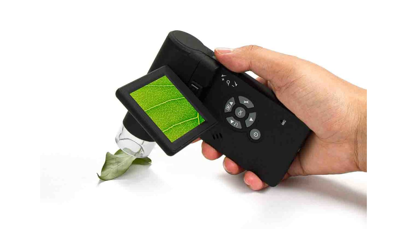 RS PRO USB Digital Microscope, 5M pixels, 10 → 300 Magnification | RS