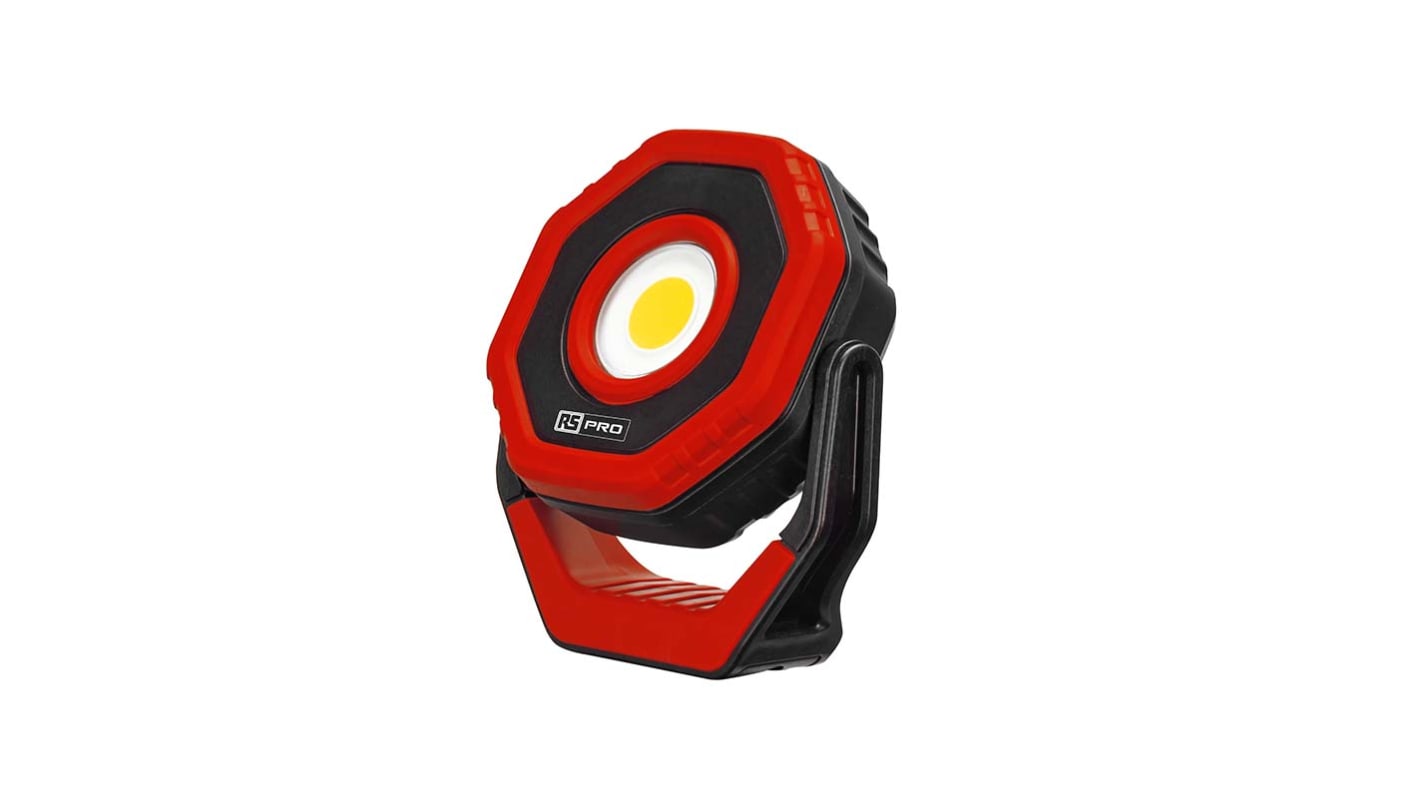 RS PRO COB LED Rechargeable Work Light USB, 15W, IP65 | RS