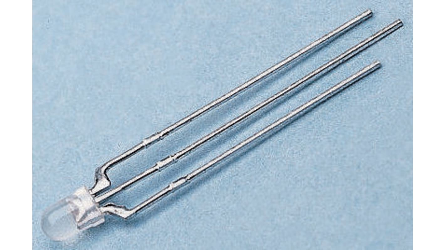 VRPG3349S | LED Vert, Rouge, Traversant, 3 mm (T-1), 2 LEDs, 2.5 V | RS