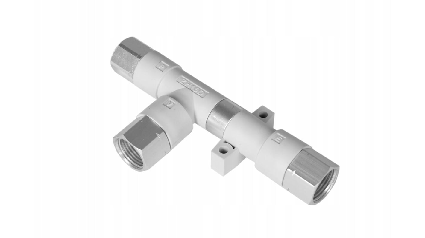 Eyector de vacío SMC ZH15DL-10-12-12, diám. boquilla 1.5mm, -0.48bar ...