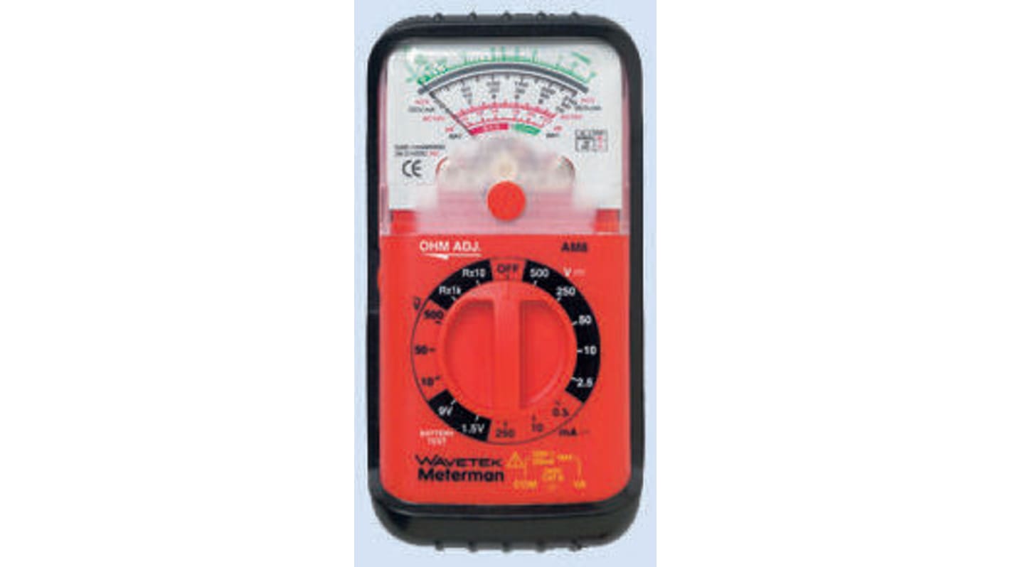 METERMAN AM8B | Fluke AM8 Analogue Multimeter 250mA dc 500V ac/dc | RS