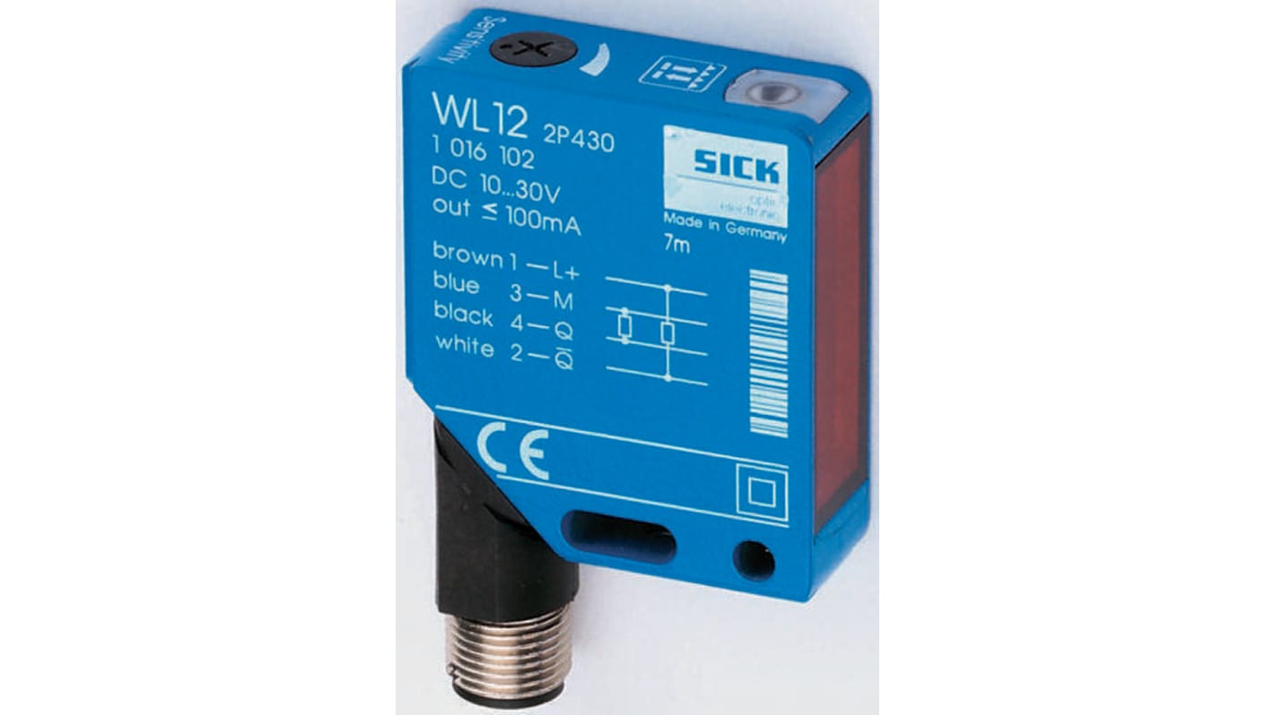 WT12-2P450 | Sick Diffuse Photoelectric Sensor, Block Sensor, 10 → 1000 ...